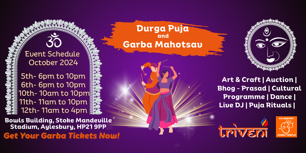 Durga Puja Garba 2024 | Triveni CIC, Aylesbury